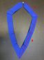 Royal Blue Ceremonial Mitred Neck Ribbon Collarette
